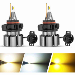 SEALIGHT 5202 LED Fog Light Bulbs, 3000K Yellow 4000 Lumens 11W High ...