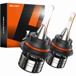 SEALIGHT S1 9007 HB5 White LED Headlight Bulb Hi/Lo Beam 2PCS